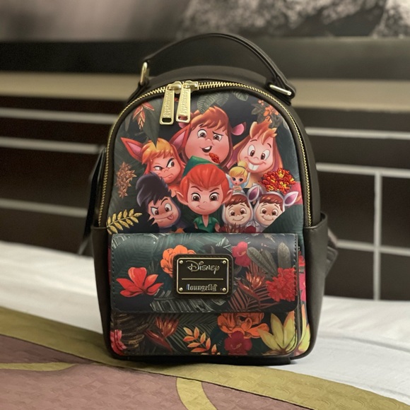 Loungefly | Bags | Loungefly Disney Peter Pan Mini Backpack With Wallet ...